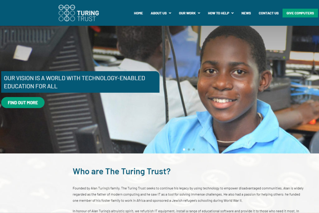 The Turing Trust New Website and Logo - Turing Trust